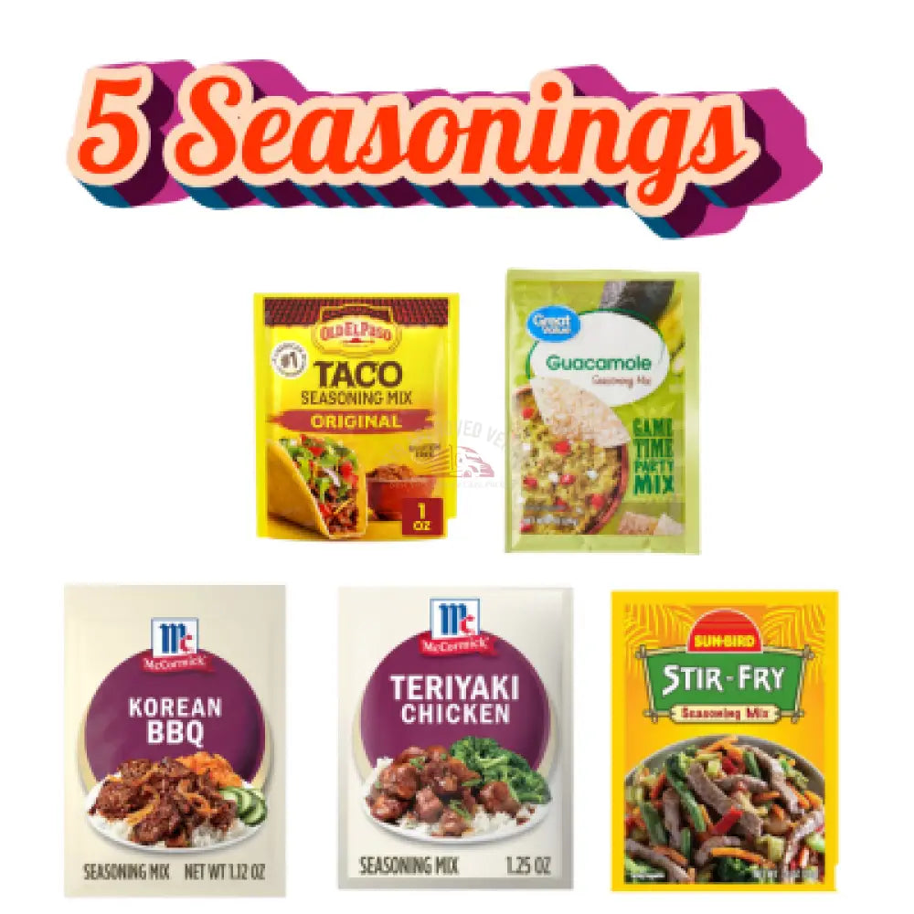5 Seasonings Kit – NYS Approved Vendor Corp.